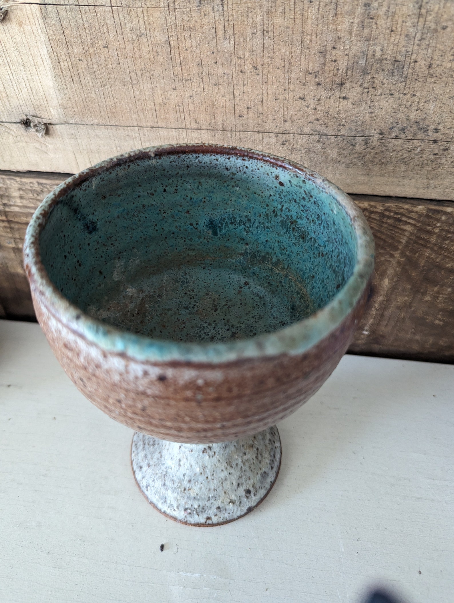 Handmade Pottery Goblet Ceramic Wine Glass Stoneware Cup - Etsy