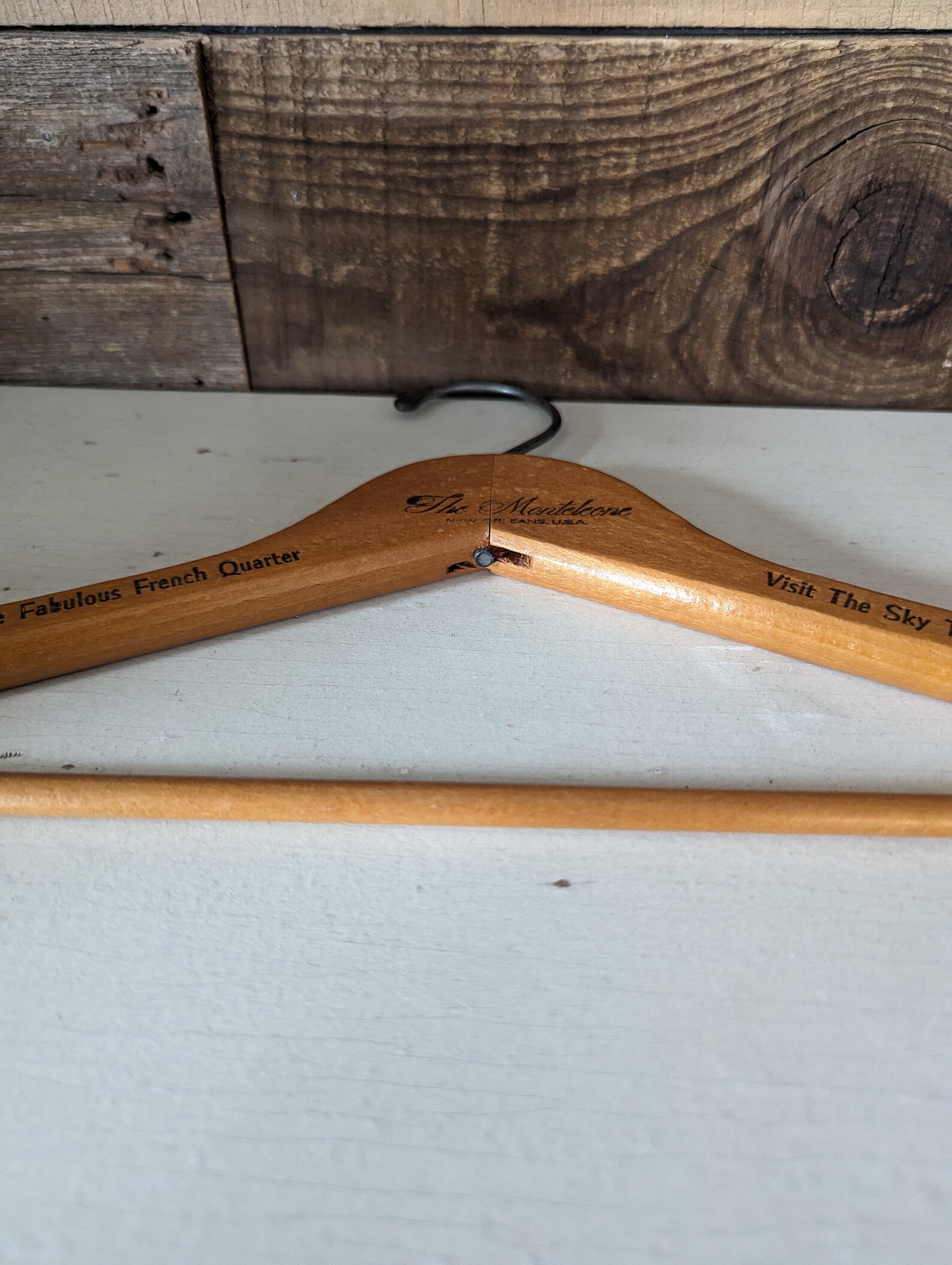 Vintage Monteleone New Orleans Hotel Wooden Clothes Hanger - Etsy