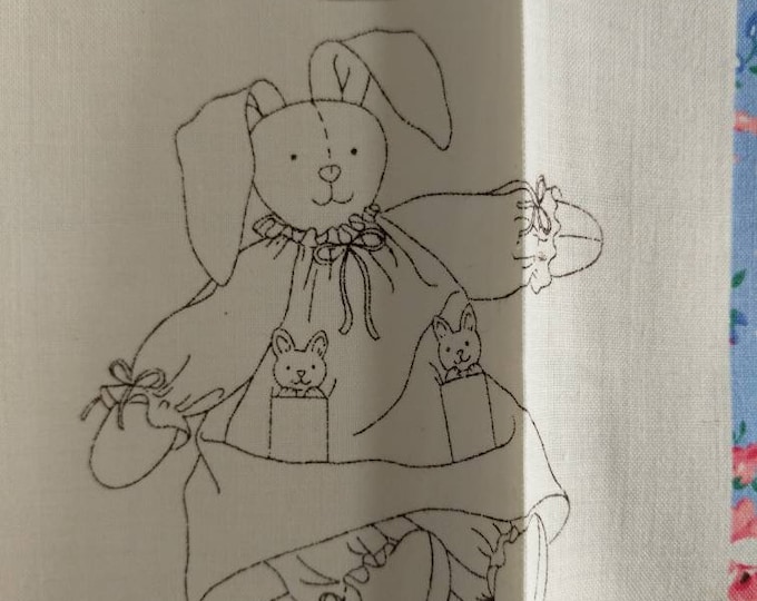 Once Upon A Time Cranston Print Works Clover Cottontail Fabric Doll Kit ...