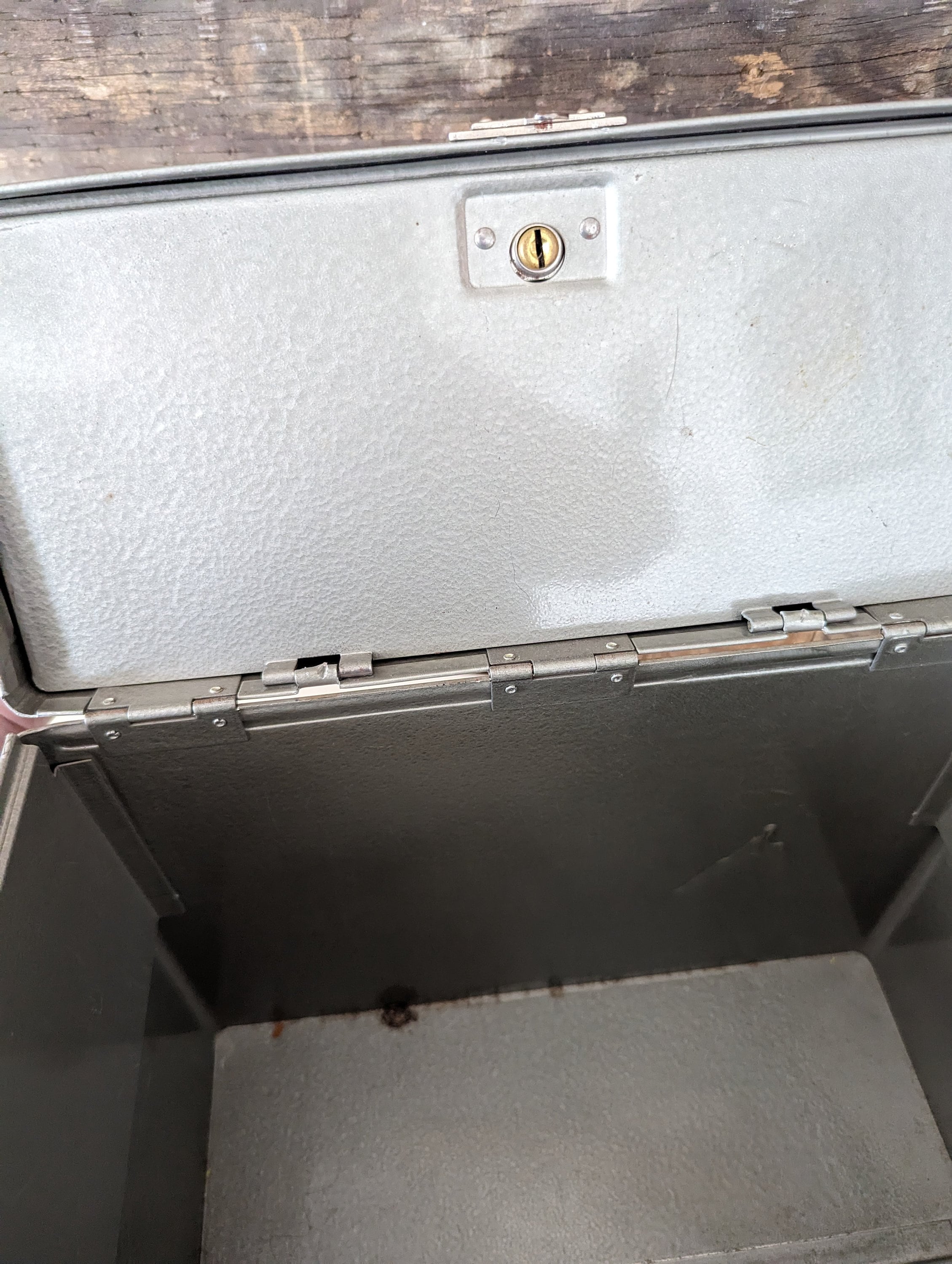 Expanding Metal File Box Vintage Metal Office Lockbox No Keys - Etsy