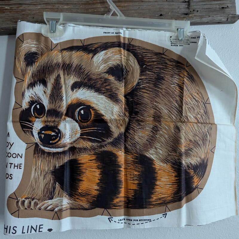 Raccoon Panel - Etsy