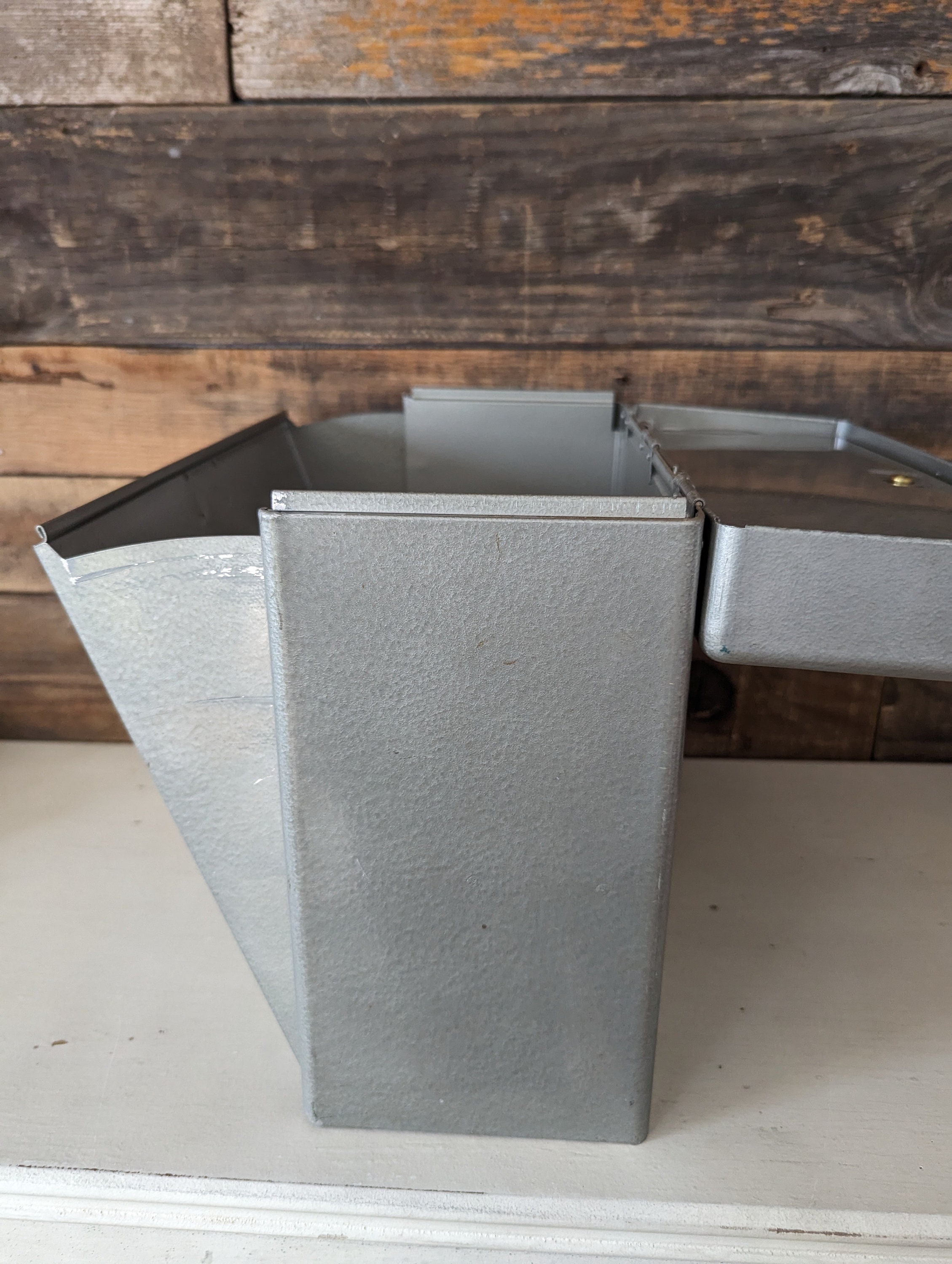 Expanding Metal File Box Vintage Metal Office Lockbox No Keys - Etsy