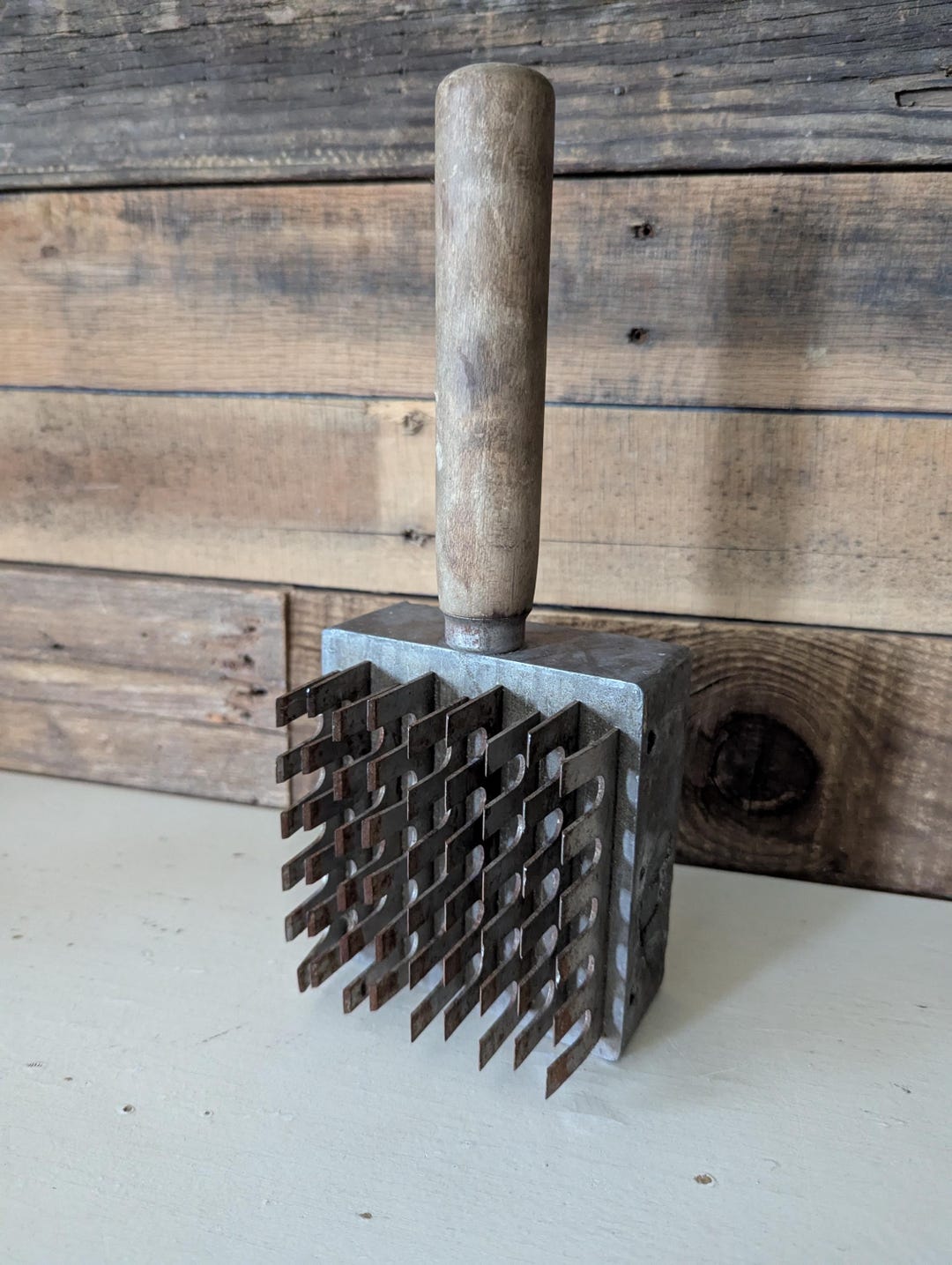 Antique Butchers Meat Tenderizer Rare Vintage Utensil Farmhouse Decor ...