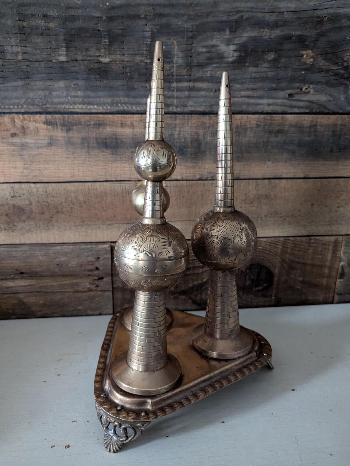 Kuwait Towers Vintage Brass Decor - Etsy