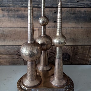 Kuwait Towers Vintage Brass Decor - Etsy