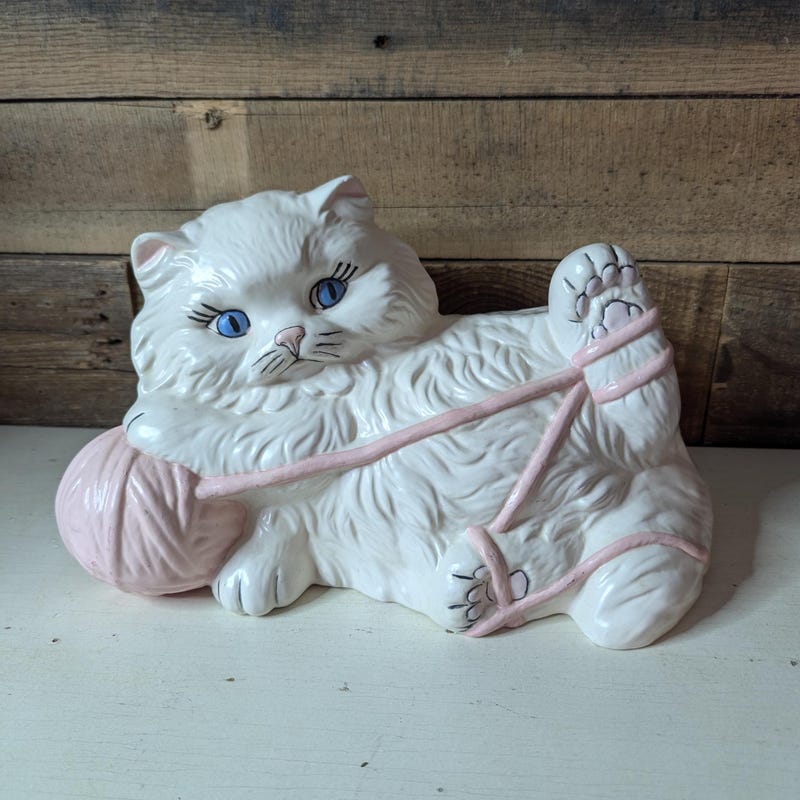 Ceramic Cat - Etsy