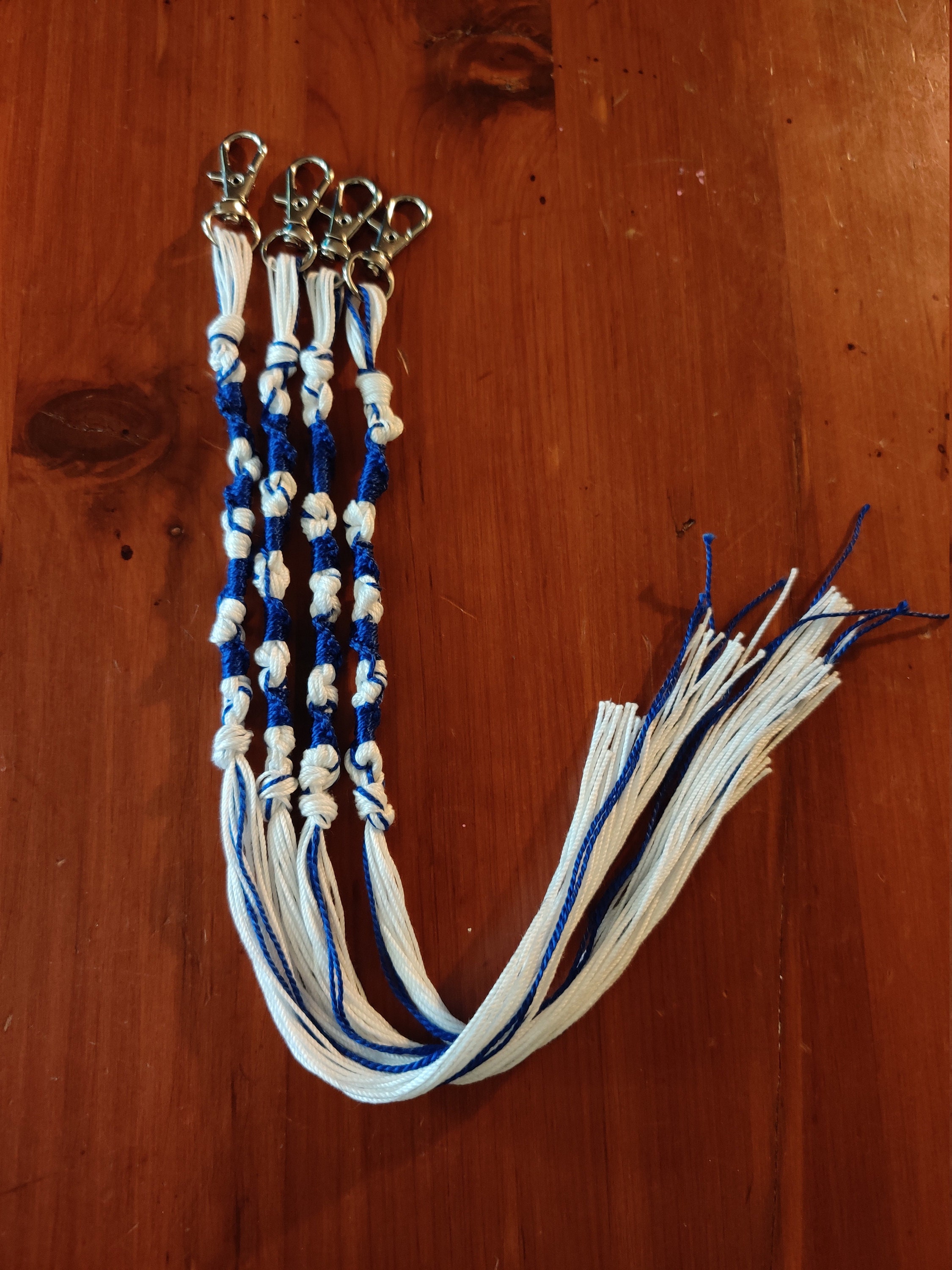 Traditional Tzitzit with clips YHWH 10-5-6-5 hand tied | Etsy