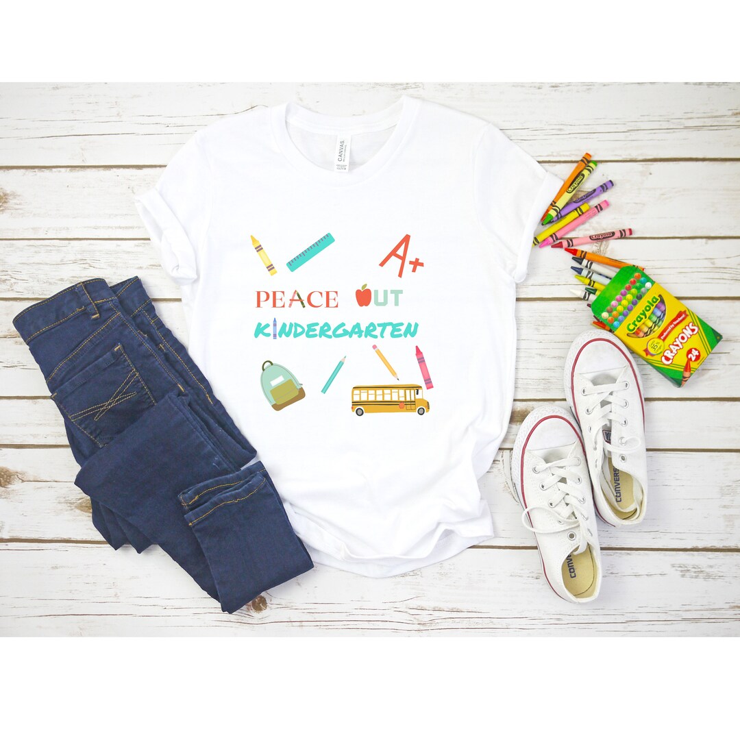 Kindergarten Graduation, Peace Out Shirt, Schools Out Shirt, Last Day ...