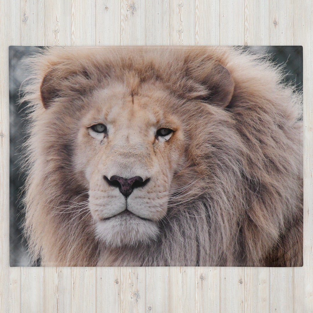 Lion Throw Blanket - Etsy