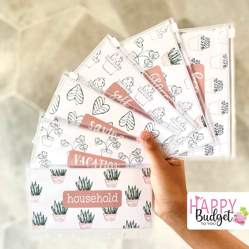 Zipper Cash Envelopes - Etsy