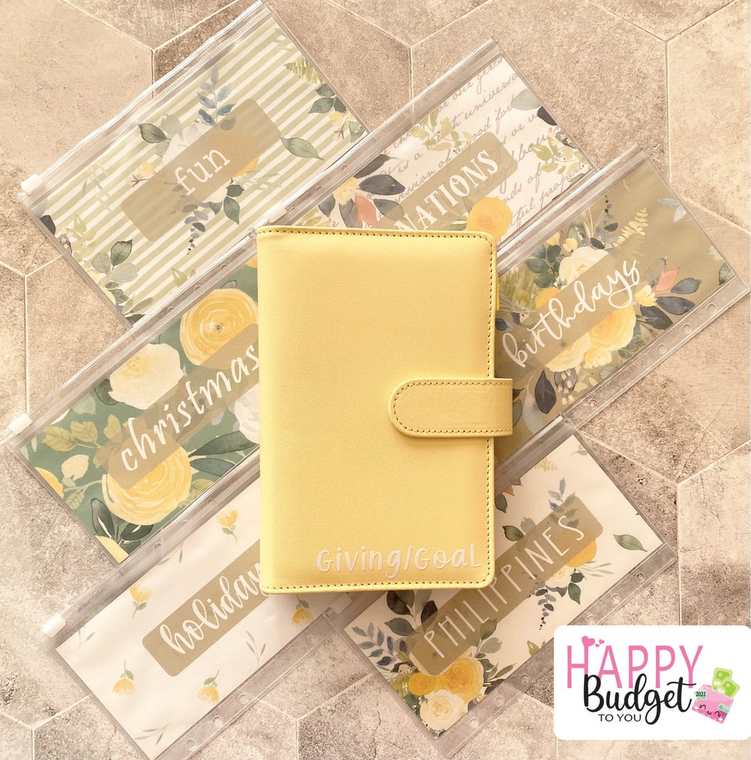 A6 Cash Budget Binder, Personalized Cash Envelope Binder, Budgeting ...