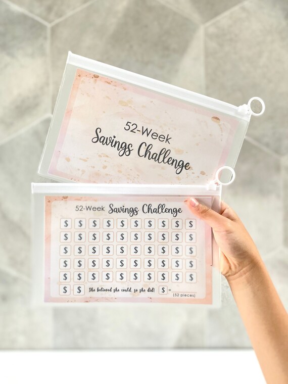 Paper 52 Undated Weeks in Handmade Envelope Weekly Calendar with Custom ...