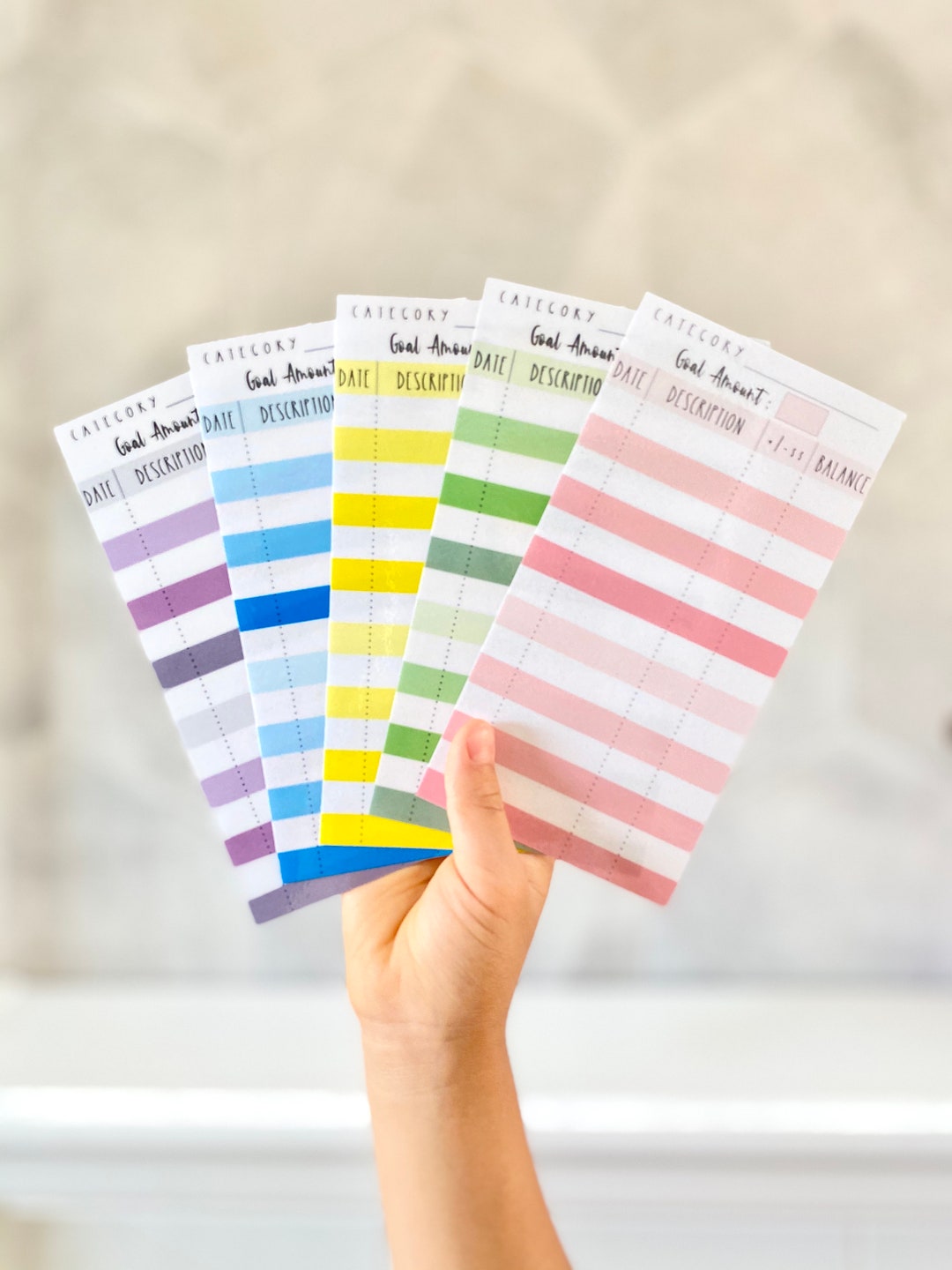 Cash Tracker Sheet, Laminated Cash Tracker Sheet - Etsy