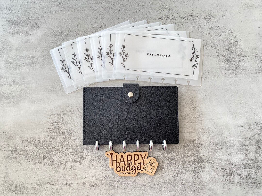 Vellum Cash Envelopes With Disc Bound Wallet - Etsy