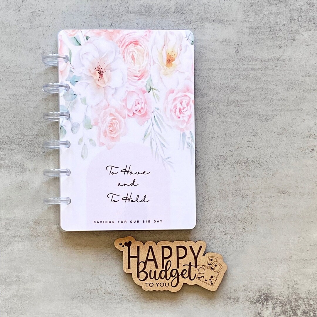 Wedding Savings Budget Disc Bound Binder - Etsy