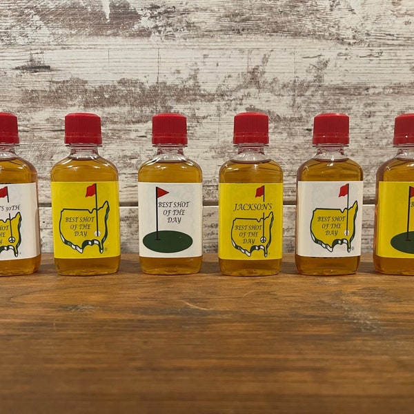 Golf Party Shot Labels, Bachelor Party Decor, Bachelor Party Shots ...