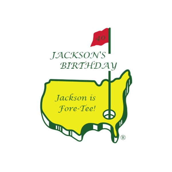 Masters Golf Logo Printable - Etsy