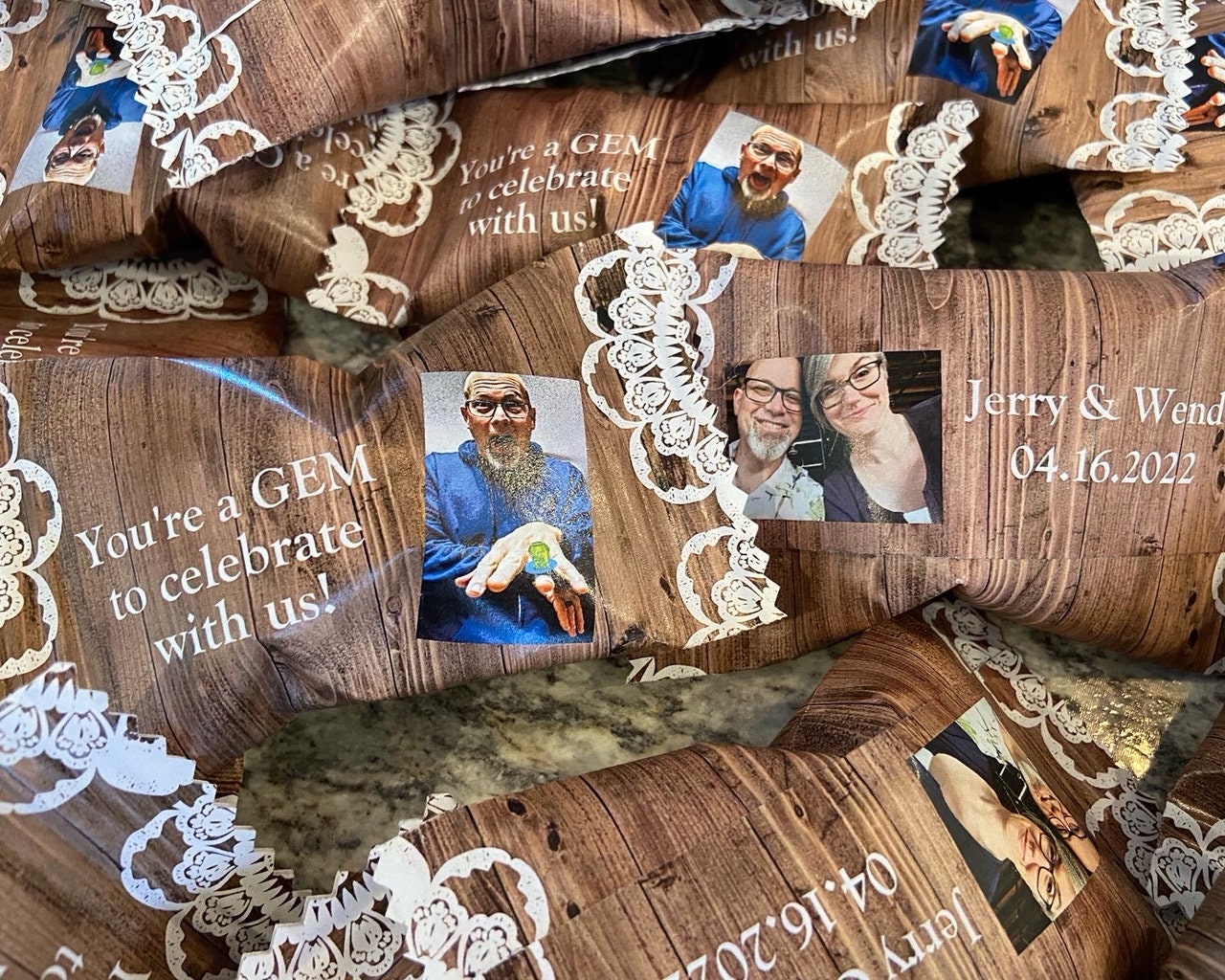 Personalized Wedding Favor Ring Pops | Print/send Fill/send | Wedding ...