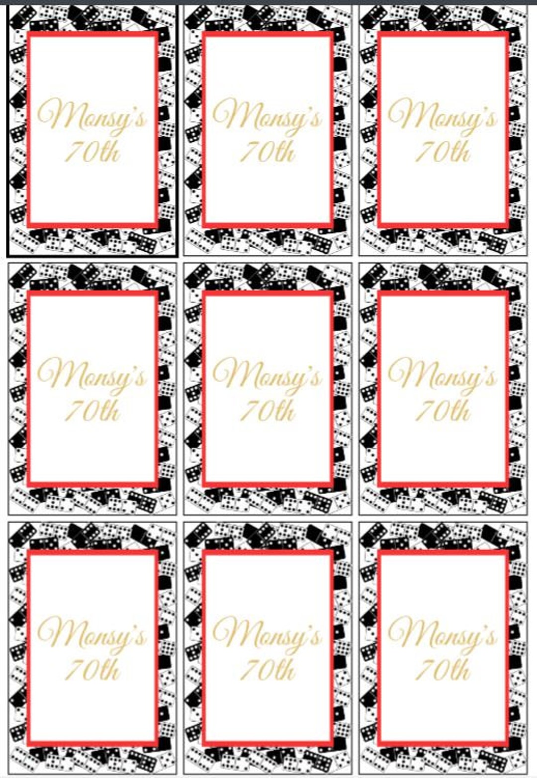 Personalized Custom Theme Party Favor Stickers | Labels | Thank You ...