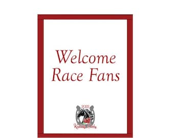 Kentucky Derby Welcome Sign - Etsy