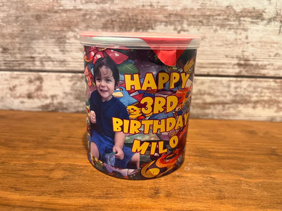 Personalized Pick Your Theme Pringles Can Sticker Top & Wrapper Add a ...