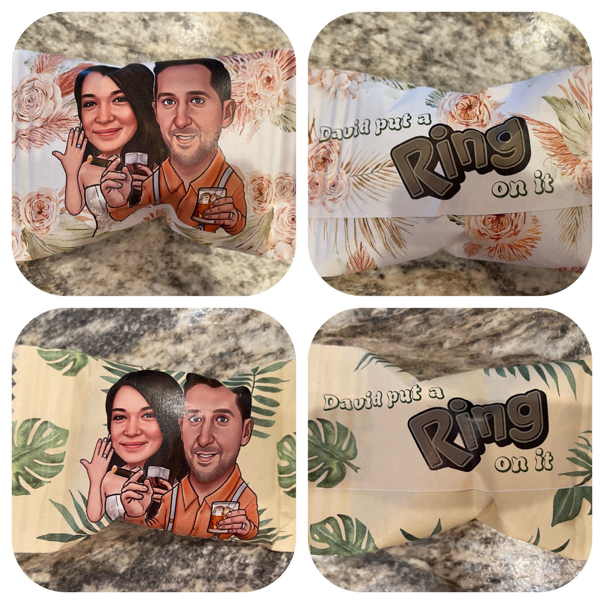 Personalized Wedding Favor Ring Pops | Print/send Fill/send | Wedding ...
