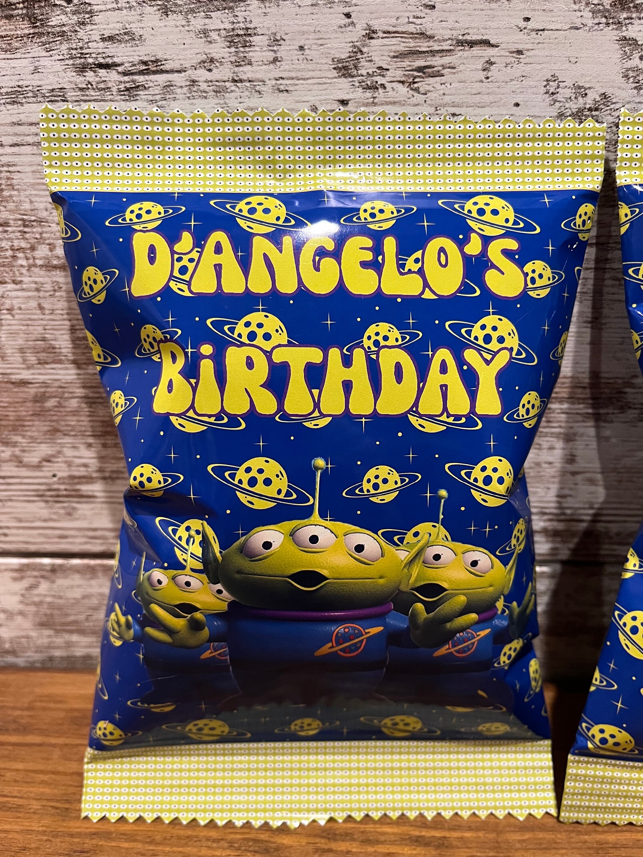 Personalized Alien Chip Bags Digital (pdf) and Folded and Shipped ...