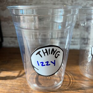 Dr. Seuss Thing Party Favor Stickers | Dr. Seuss Birthday Favor Labels ...