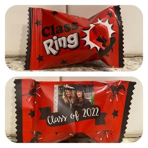 Personalized Custom Graduation Favor Ring Pops | Print/send or Fill ...