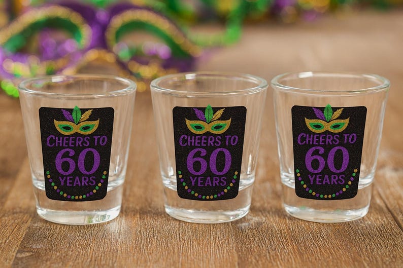 Custom Shot Glass Labels • Personalized Party Favors With Photos, Names ...