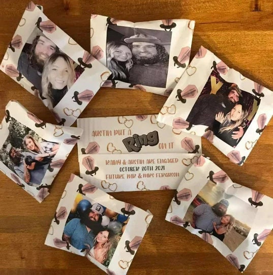 Personalized Wedding Favor Ring Pops | Print/send Fill/send | Wedding ...