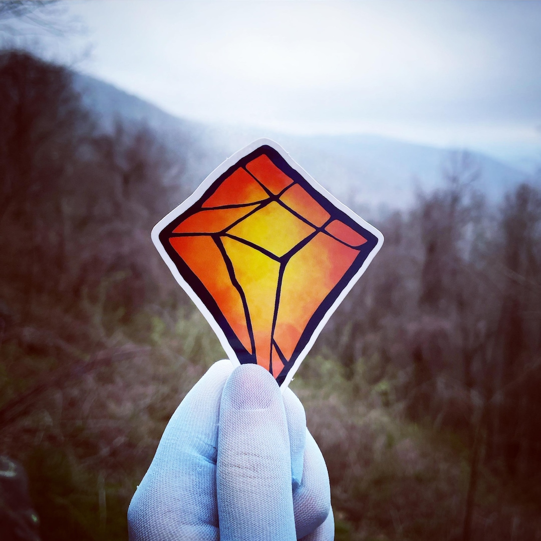 Phoenix Gem Sticker - Etsy