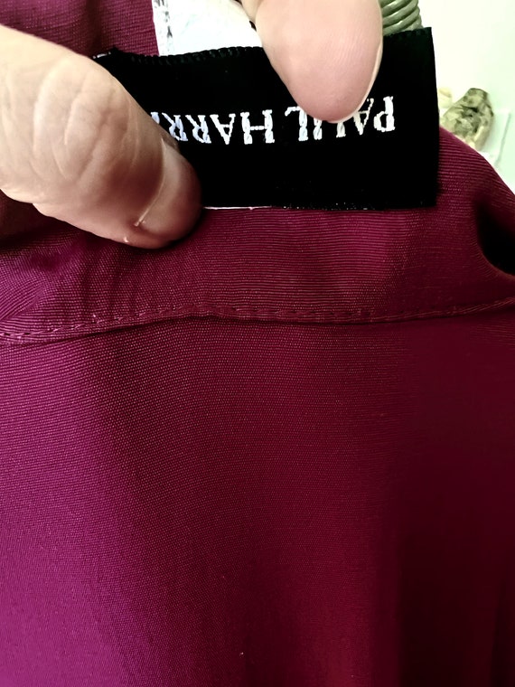 1980s Vintage Bright Pink Fuchsia Paul Harris Dress -… - Gem