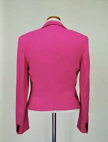 1980s Hot Pink Fuchsia Jaeger Made in Britain Blazer M to L - Etsy
