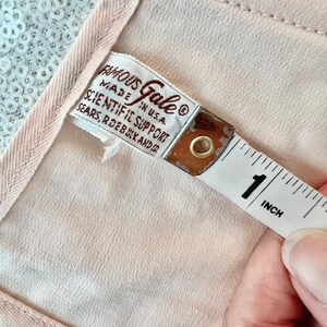 RARE 1940s 1950s Vintage Famous Gale for Sears Pale Pink Cotton Fan ...