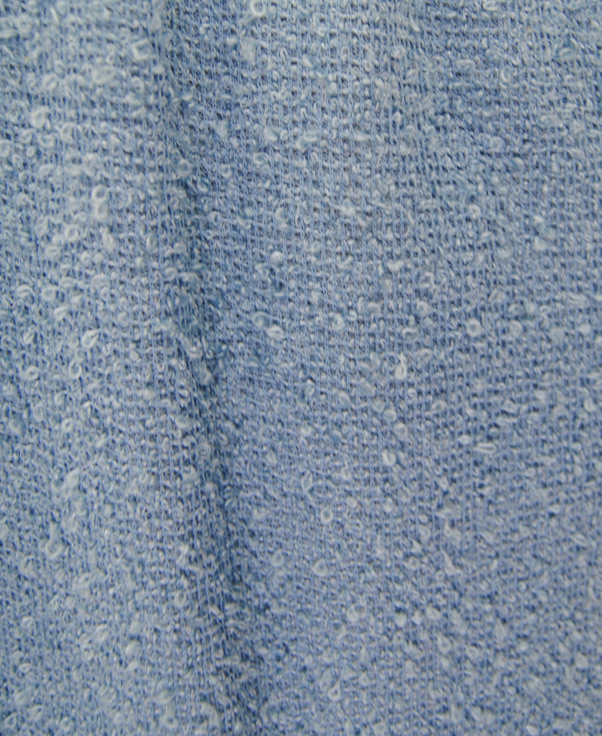 1970s J.S.J. Light Blue Boucle Fabric Day Dress Sm to Md - Etsy