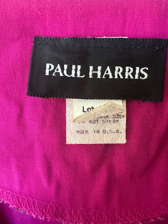 1980s Vintage Bright Pink Fuchsia Paul Harris Dress -… - Gem