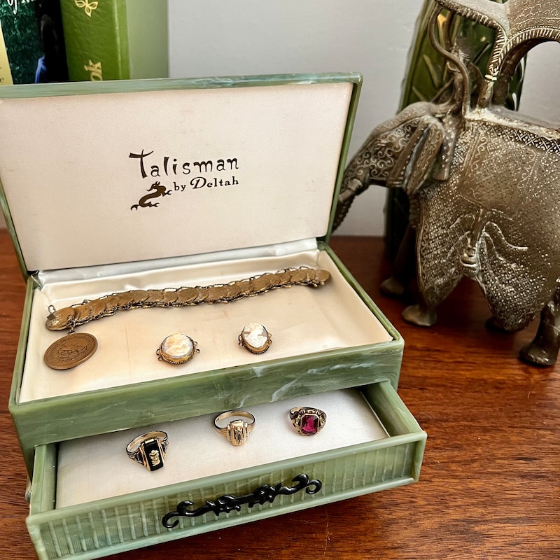 Jewelry Boxes 1950s - Etsy