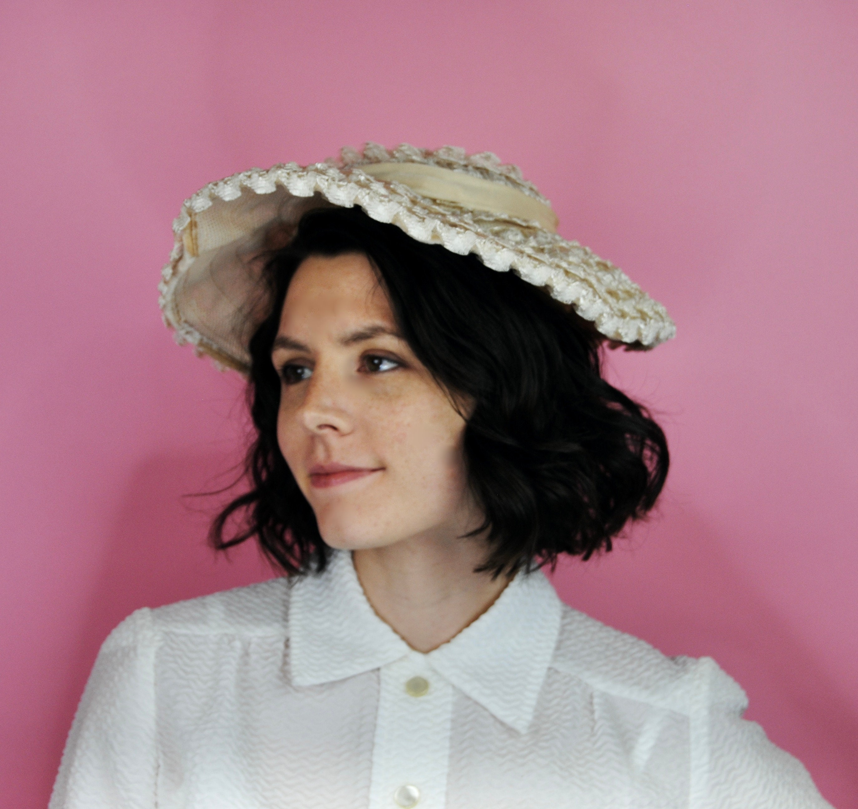 1950s Dascher Original's Cream Sun Summer Hat - Etsy