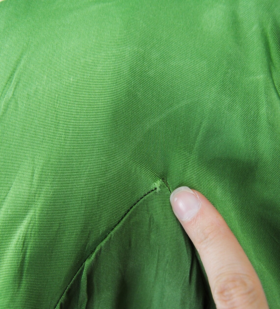 1960s Harry Keiser Green Silken Regency Gown With Watteau Back - Etsy