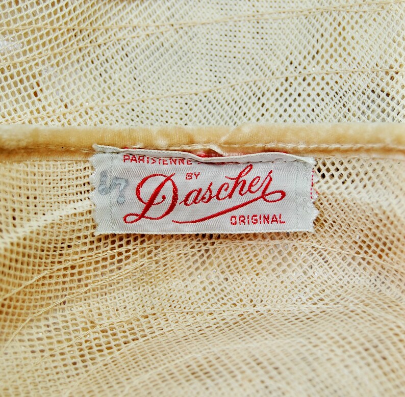 1950s Dascher Original's Cream Sun Summer Hat - Etsy