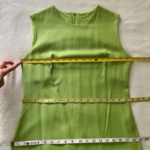 1960s Lime Green Linen Shift Dress- SM to Md - Etsy