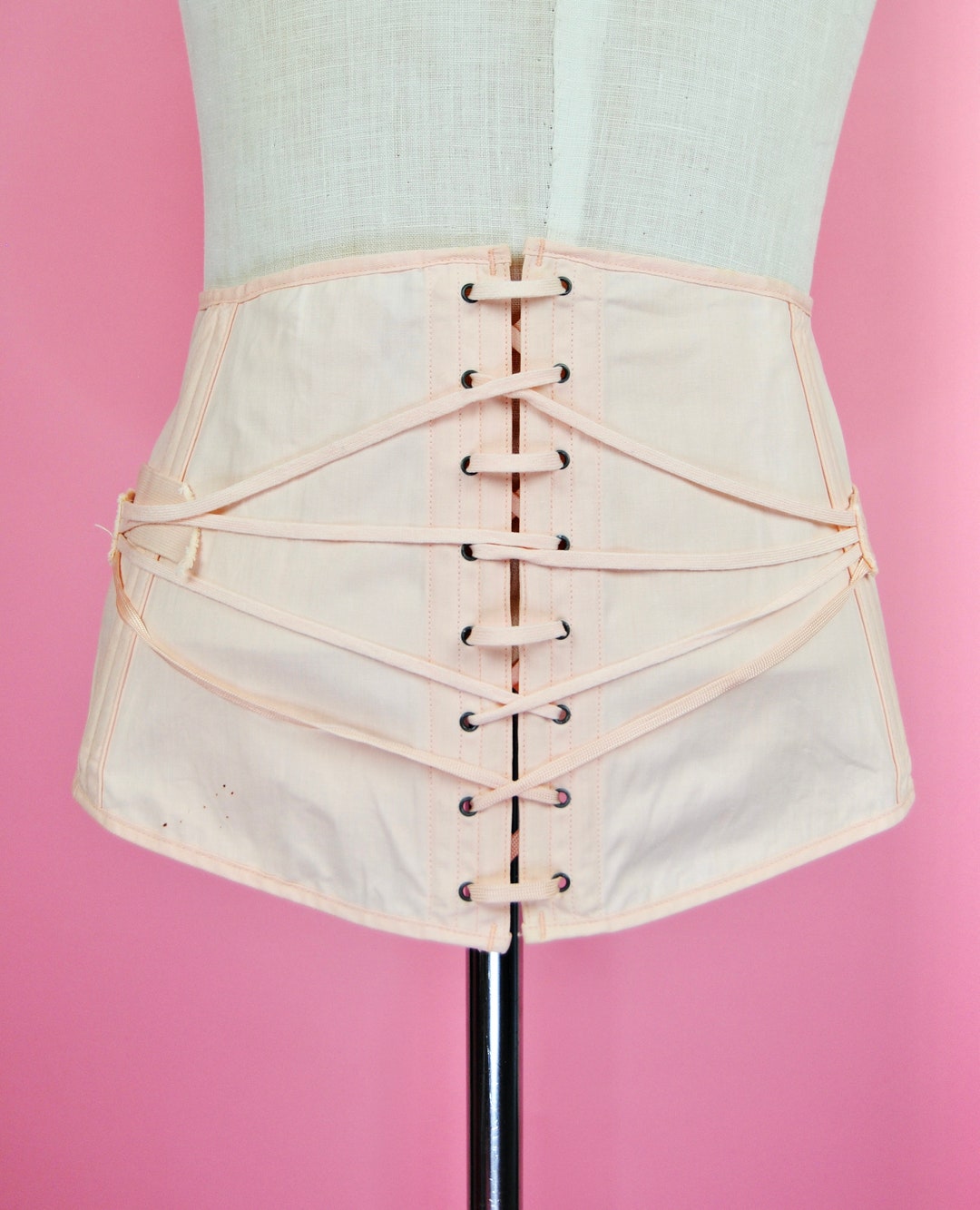 RARE 1940s 1950s Vintage Famous Gale for Sears Pale Pink Cotton Fan ...