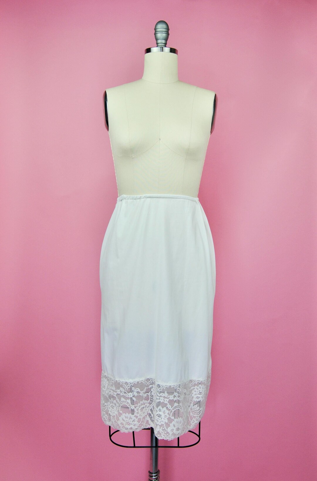 1950s Vintage Van Raalte White Half Slip- Sm - Etsy