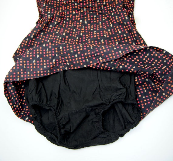 1950s Catalina Pinup Cotton Swim Suit Play Suit - Lg - Gem