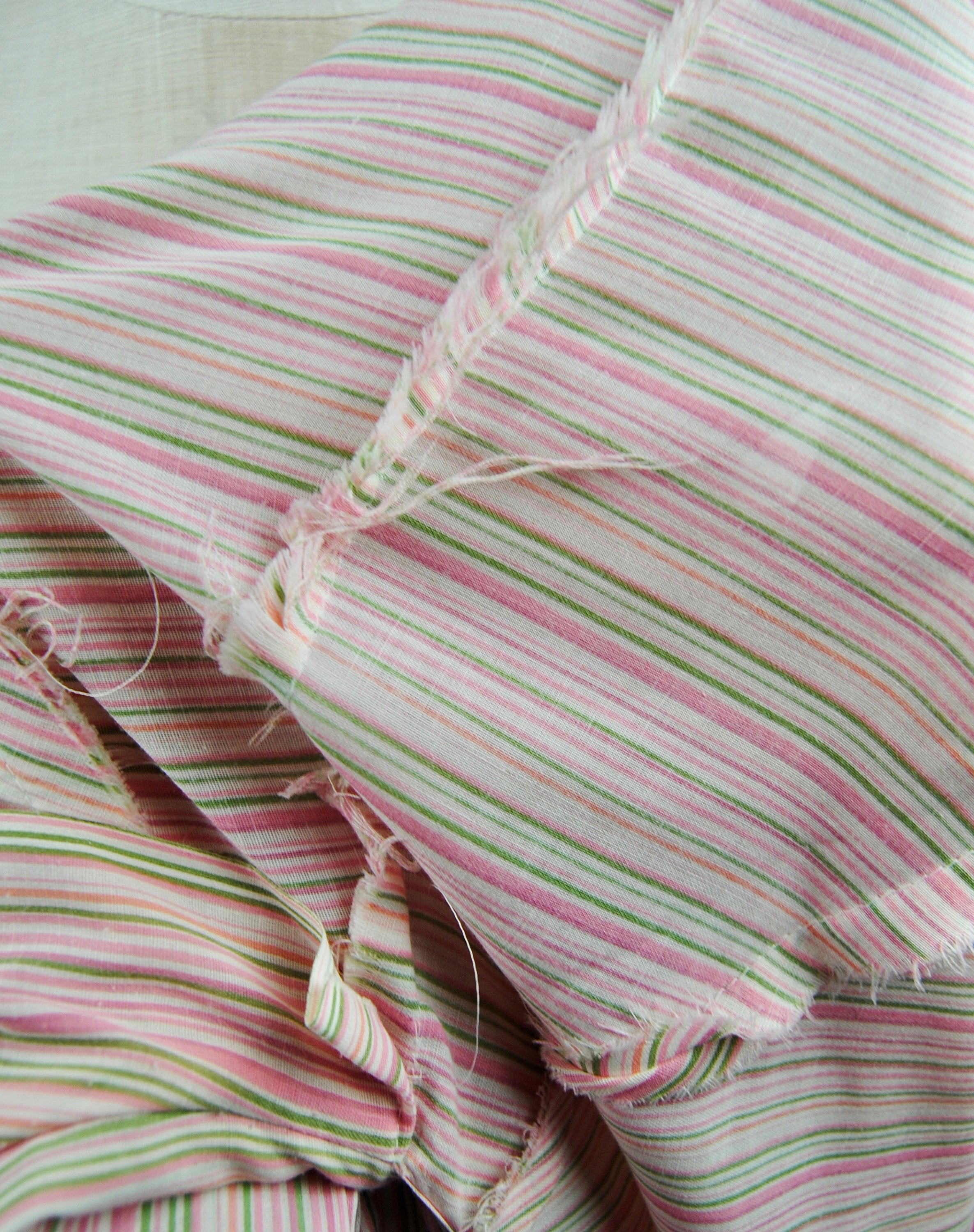 1960s "dee Dee by Decatur" Striped Pink and Green House Dress - Lg - Etsy