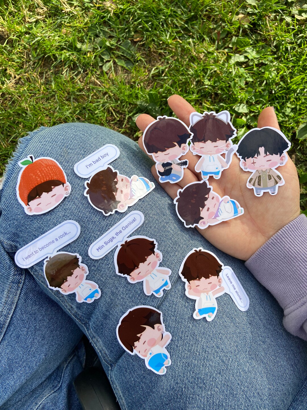 BTS Island in the Seom Game Stickers, Yoongi, Suga, Agust D, Bangtan - Etsy
