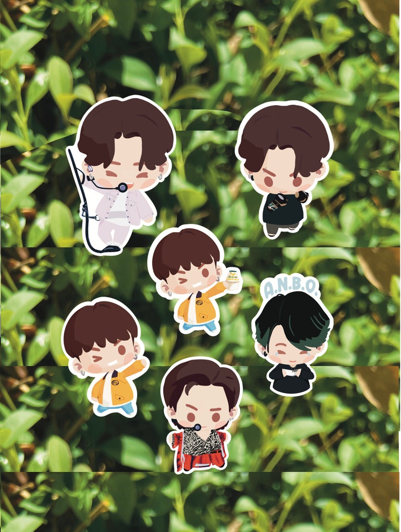 BTS Island in the Seom Game Stickers Jungkook Kookie Jeon - Etsy