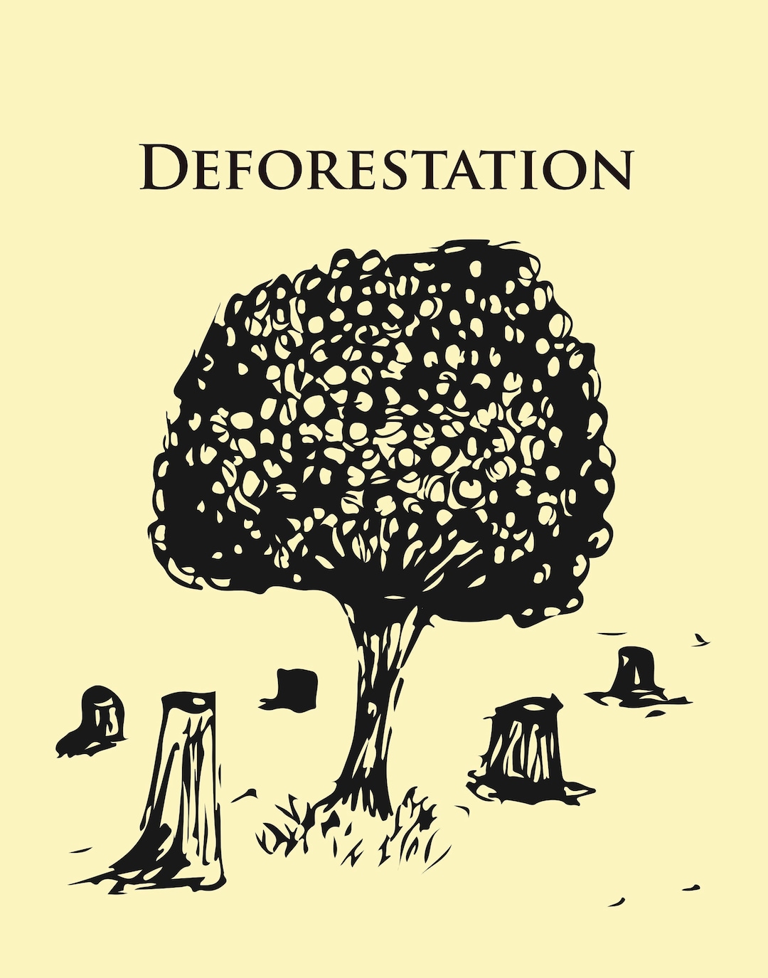 Stop Deforestation Posters For Kids