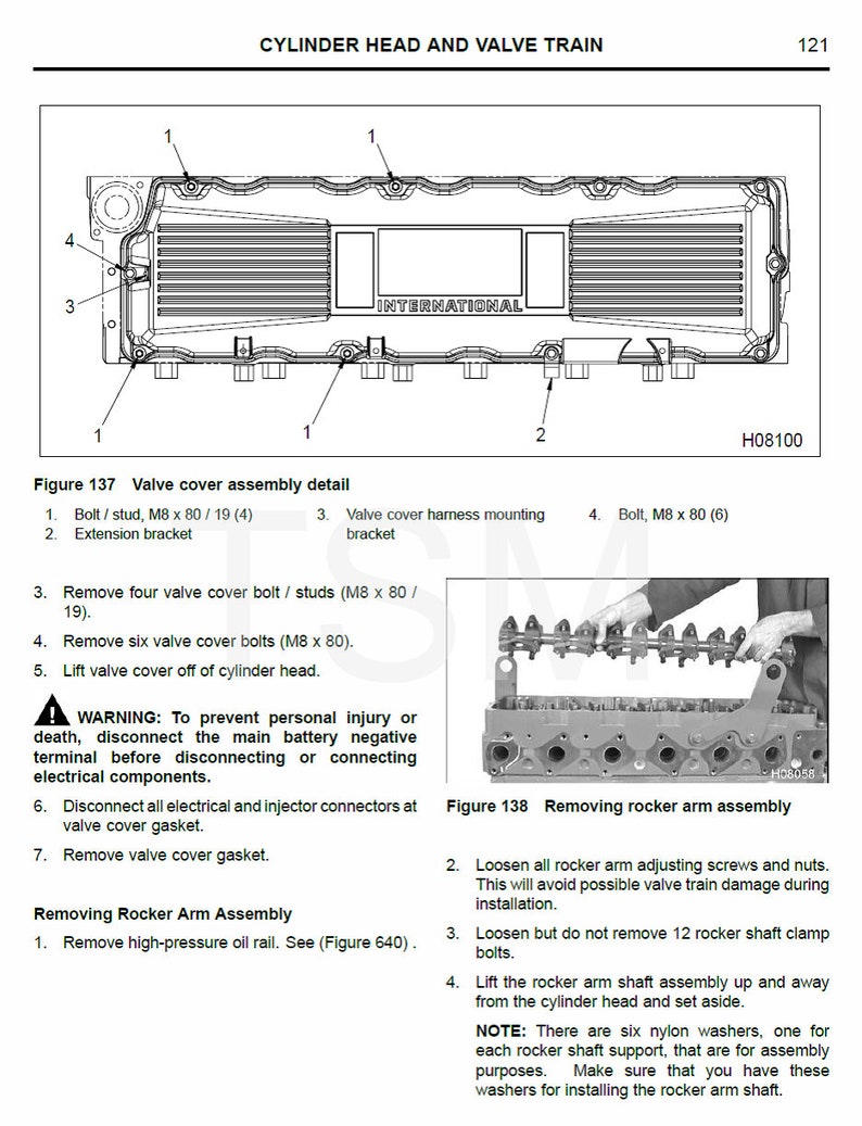 International Navistar DT466-HT570 Repair Service & Workshop Manual ...